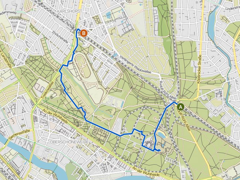 Fun for kids at Volkspark Wuhlheide – S–Bahn Berlin | hike | Komoot